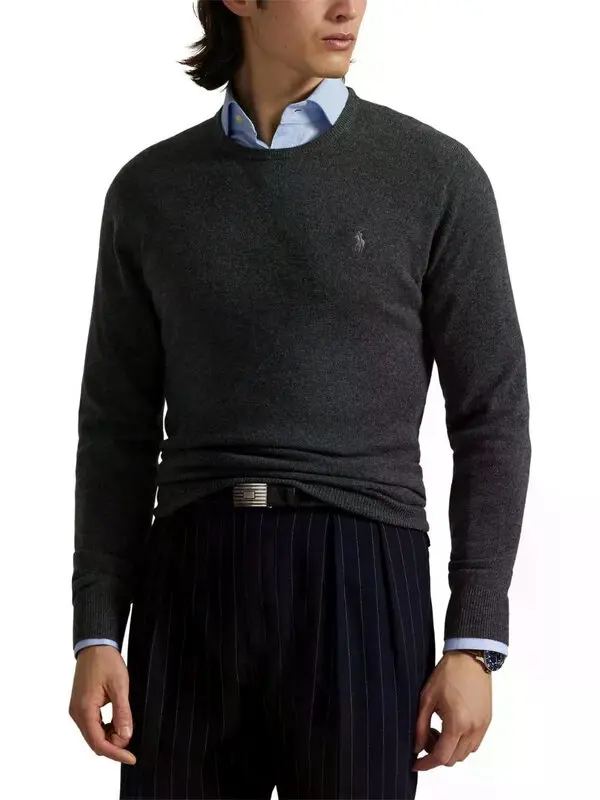Polo Ralph Lauren Merino Wool Crew Neck Sweater - Grey