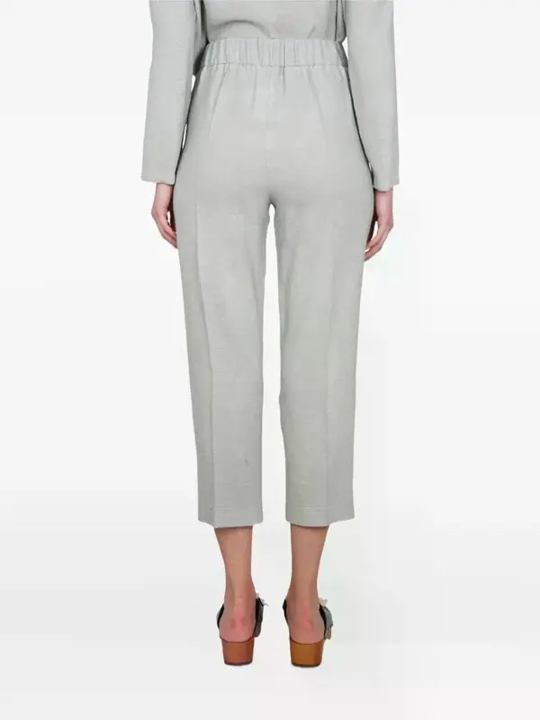 ALYSI Cropped Straight Leg Trousers
