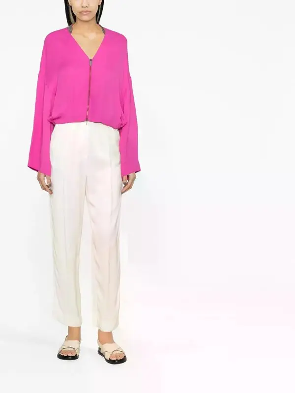 Fabiana Filippi Zip-fastening Jacket - Pink