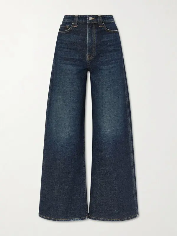 Khaite Dane High-rise Wide-leg Jeans