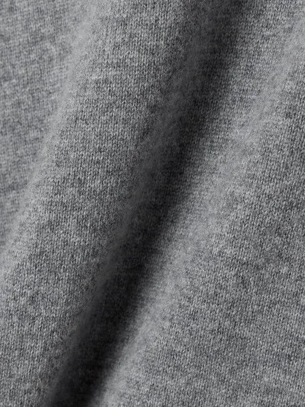NILI LOTAN May Cropped Cashmere Tank - Gray