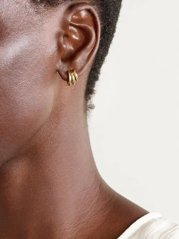 BY PARIAH 14-karat Recycled Hoop Earrings