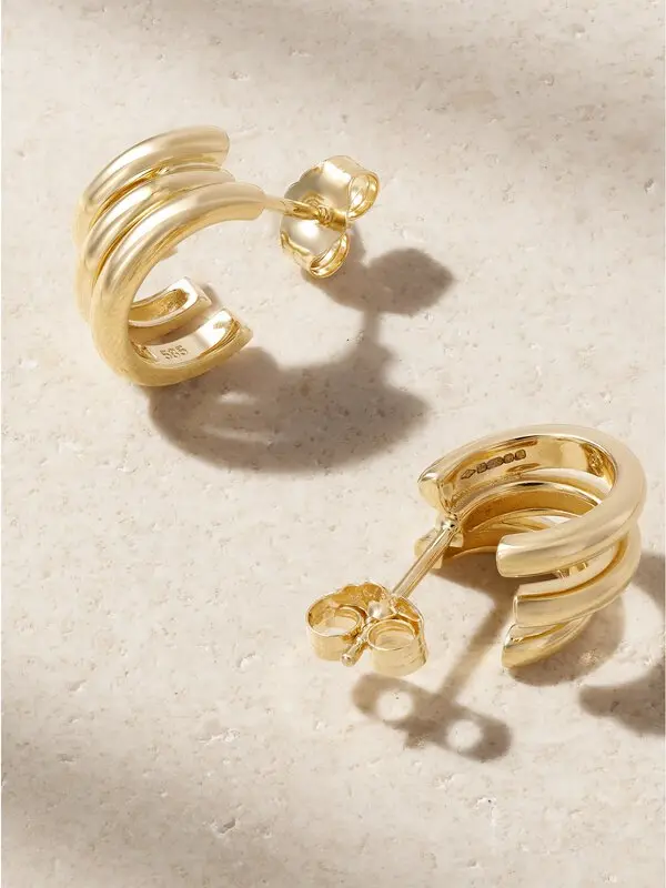 BY PARIAH 14-karat Recycled Hoop Earrings