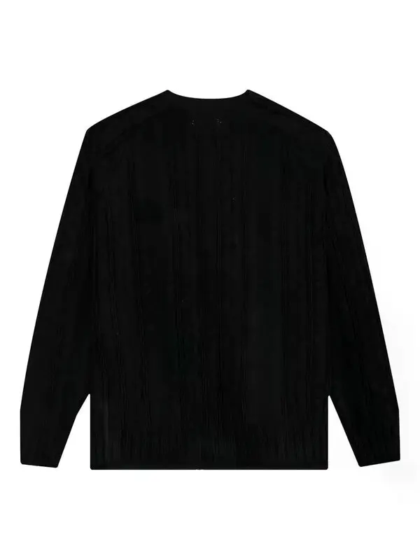 HONOR THE GIFT Cable Knit Logo Patch Sweater