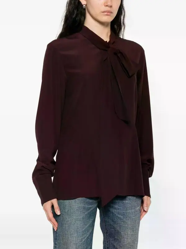 Stella McCartney Silk Bow-tie Shirt