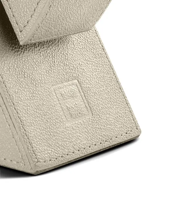 Assouline Leather Right Cubist Bookend - Neutral
