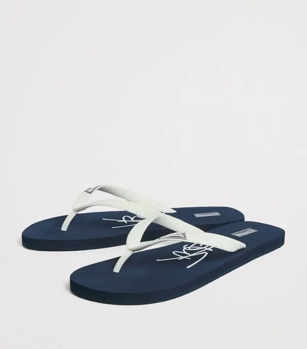 Vilebrequin Vbq Flip Flops - Navy