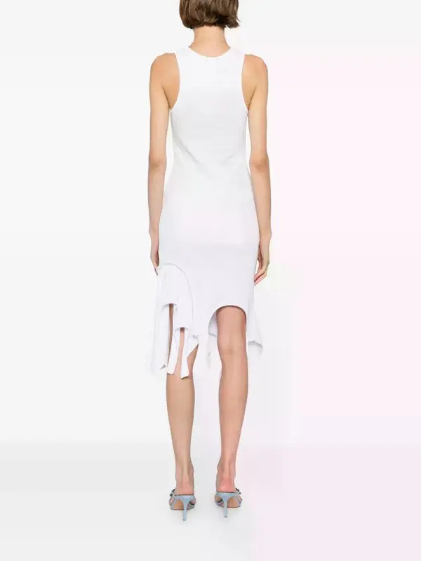 Alexander Wang Deconstructed Cotton Minidress - White