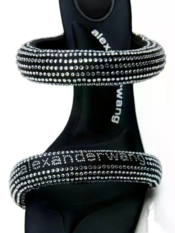 Alexander Wang Crystal-embellished Stiletto Sandals