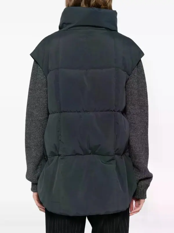 Yohji Yamamoto Sleeveless Puffer Gilet - Grey