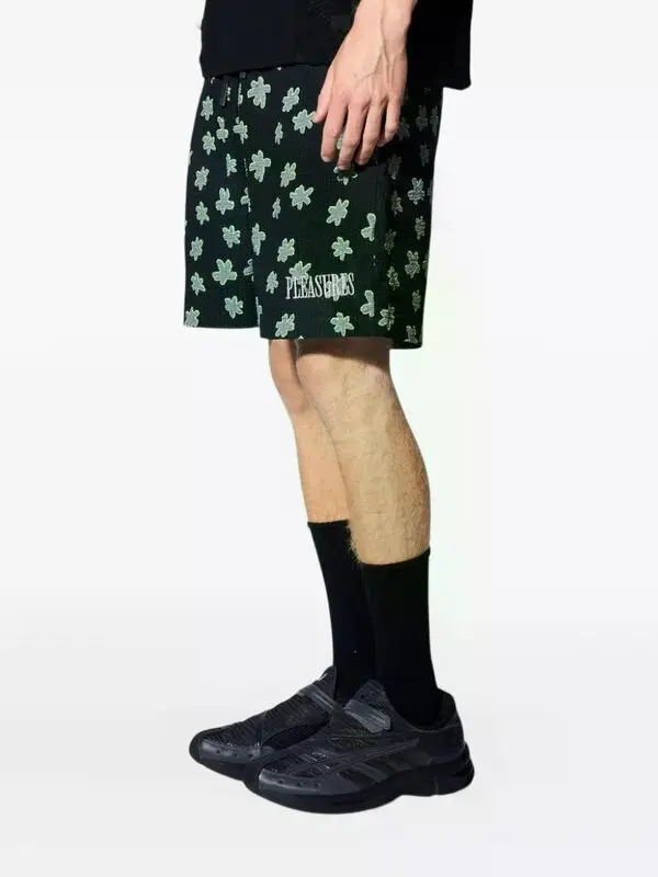 PLEASURES Floral Seersucker Deck Shorts