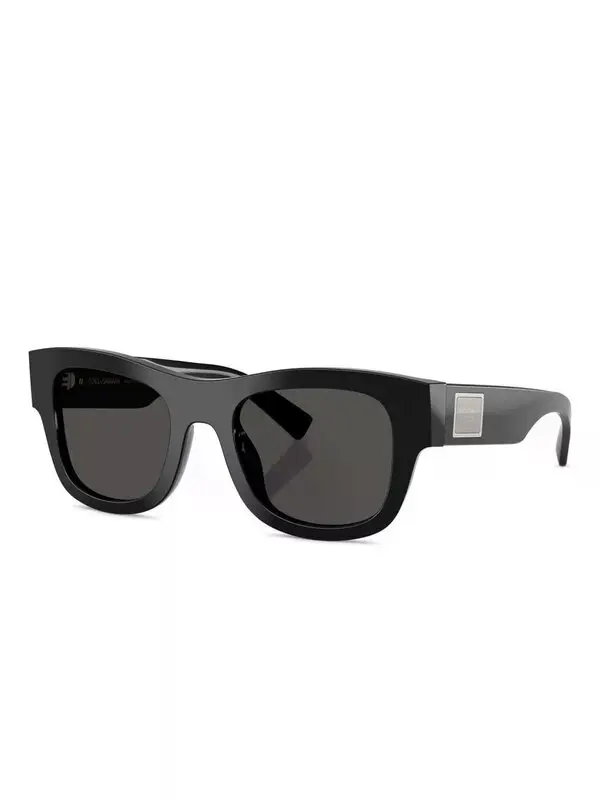 Dolce & Gabbana Square Frame Sunglasses With Logo Plaque