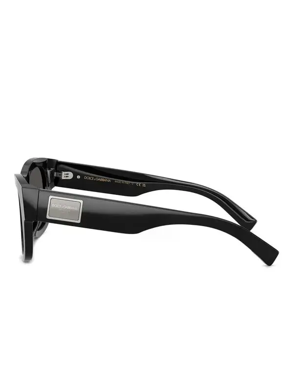 Dolce & Gabbana Square Frame Sunglasses With Logo Plaque
