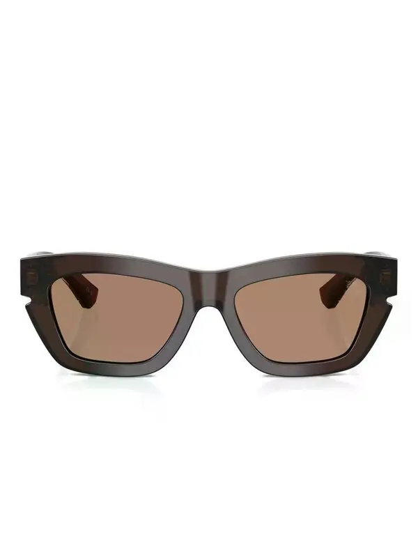 Burberry Geometric Tinted Lens Sunglasses - Brown