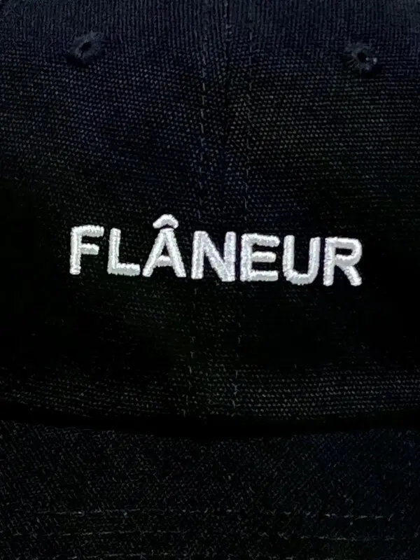 FLANEUR Embroidered Cotton Cap