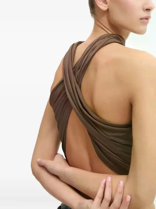 Rick Owens Draped Halter-neck Top