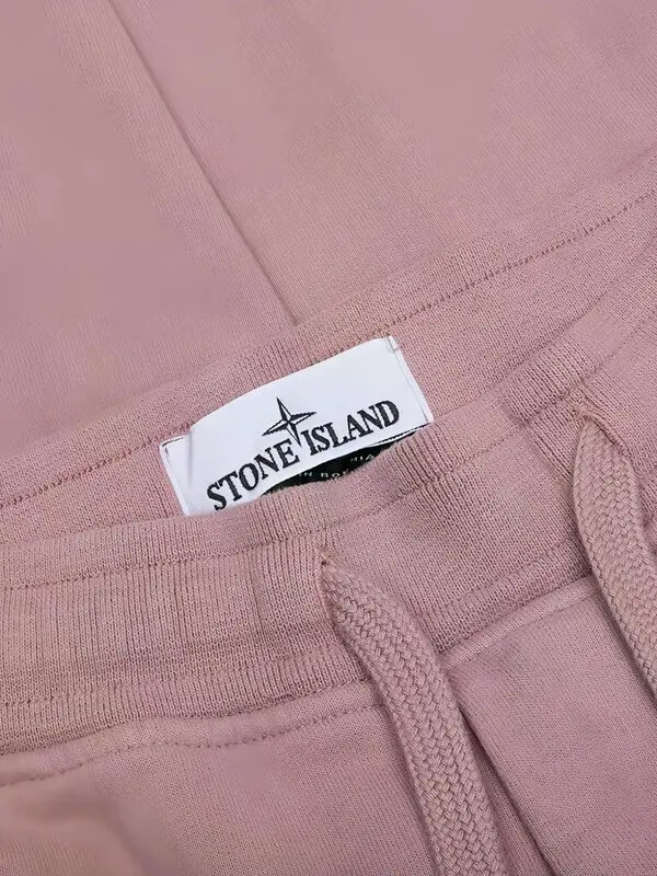 Stone Island Cargo-pocket Fleece Trousers - Pink