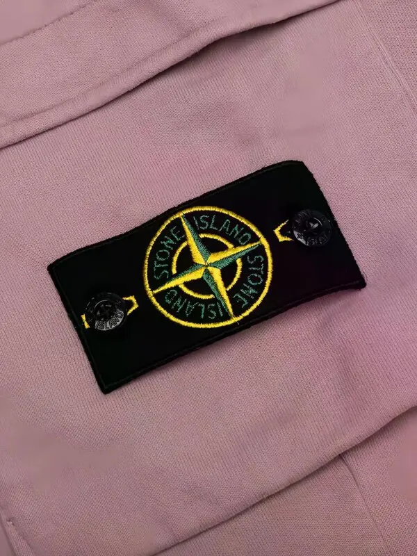 Stone Island Cargo-pocket Fleece Trousers - Pink