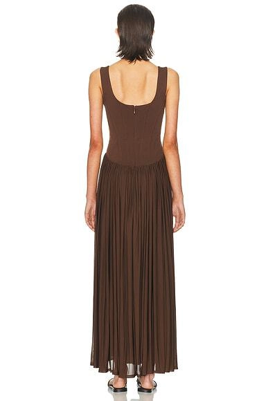 Simkhai Jamie Tank Midi Dress - Cocoa
