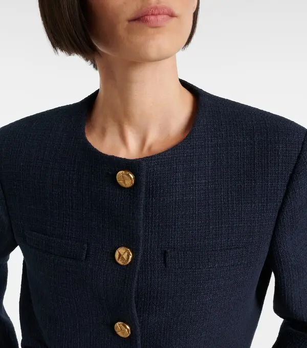 BLAZÉ MILANO Shamo Cotton-blend Tweed Jacket