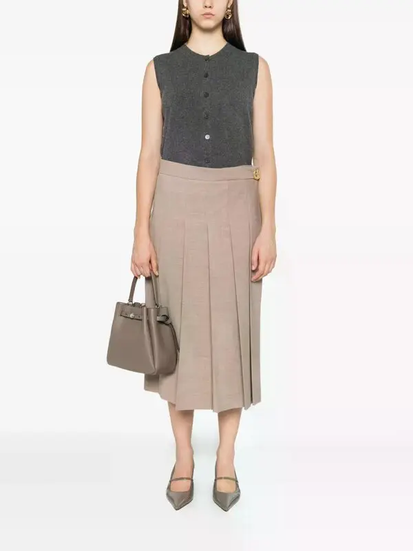 Fabiana Filippi Sleeveless Button-fastening Cardigan