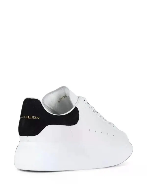 Alexander McQueen Oversized Leather Sneakers - White