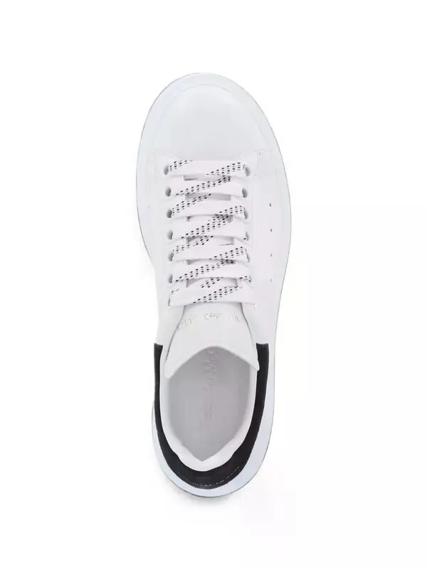 Alexander McQueen Oversized Leather Sneakers - White
