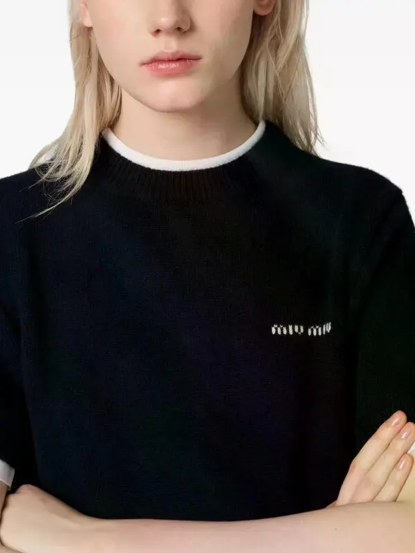 Miu Miu Short-sleeve Crew-neck T-shirt