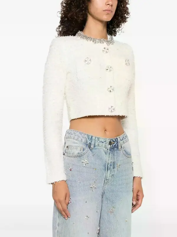 SELF-PORTRAIT Embellished Buttons Cardigan