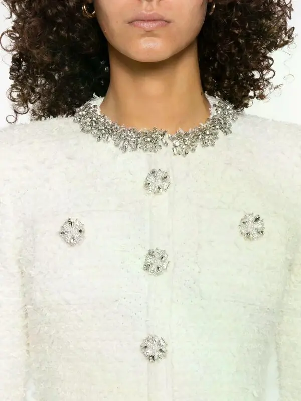 SELF-PORTRAIT Embellished Buttons Cardigan