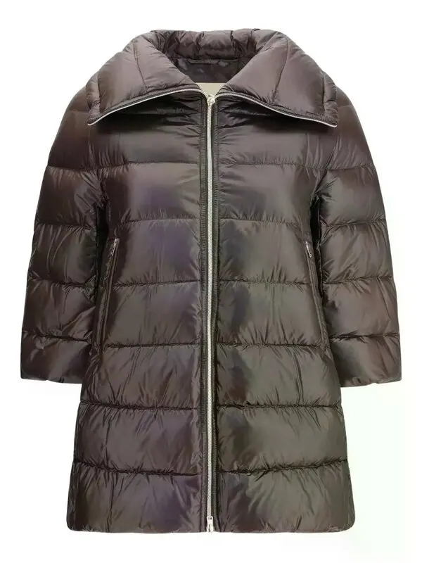 Herno Quilted High-collar Coat