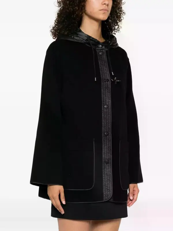 FAY Hooded Toggle-fastening Coat