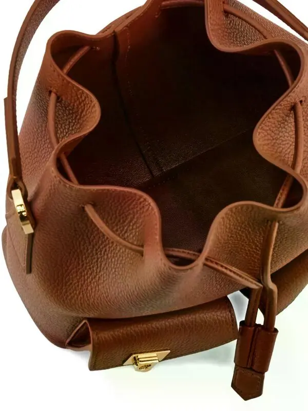 FERRAGAMO Calfskin Bucket Bag