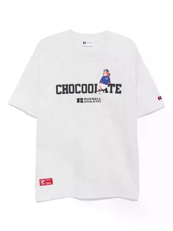 CHOCOOLATE Logo-print T-shirt - Grey