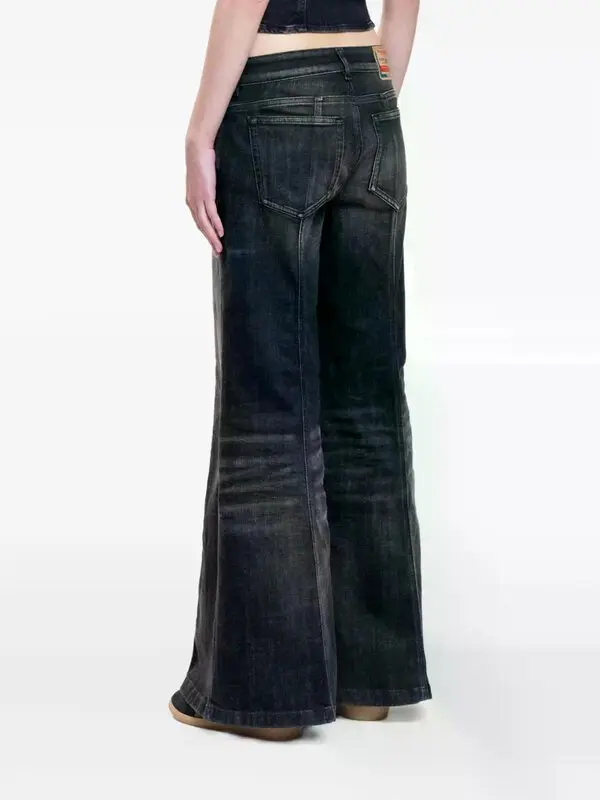 DIESEL® Wide-leg High-waisted Jeans