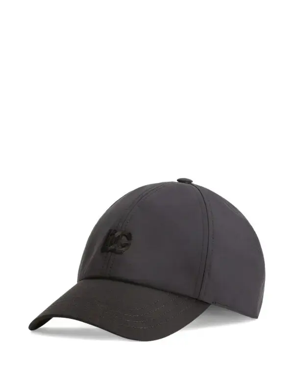 Dolce & Gabbana Logo Embroidered Baseball Cap - Black