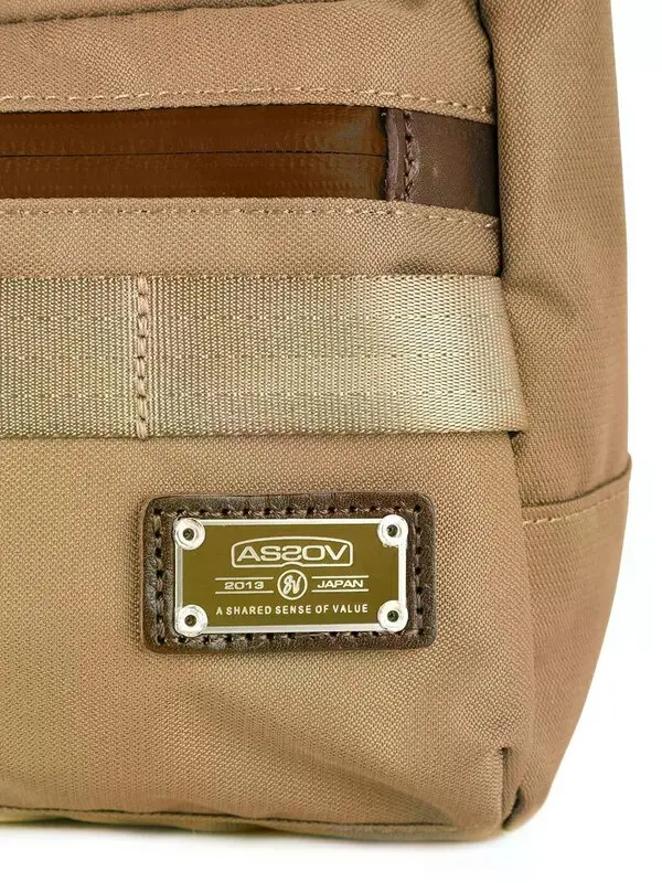 AS2OV Cordura Dobby 2way Shoulder Bag - Brown