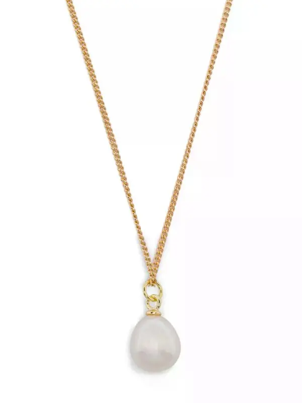 WOUTERS & HENDRIX Eighteen Karat Yellow Pearl Pendant Necklace