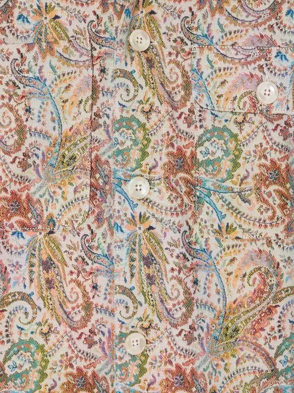 CORRIDOR Paisley-print Long-sleeve Shirt Jacket