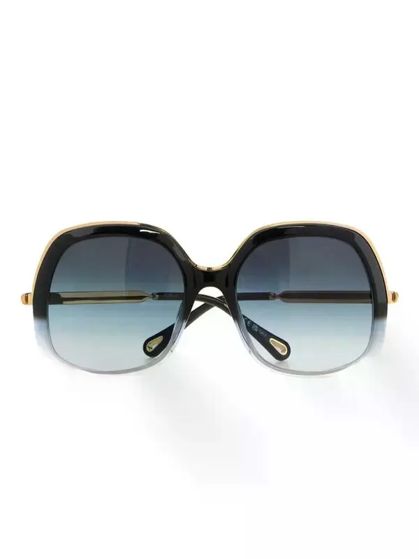 Chloé Leia Oversized Sunglasses - Black