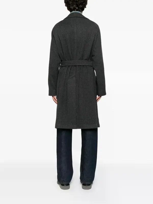 Tagliatore Belted Coat