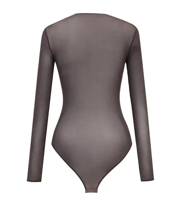 Saint Laurent Stretch-jersey Bodysuit - Brown