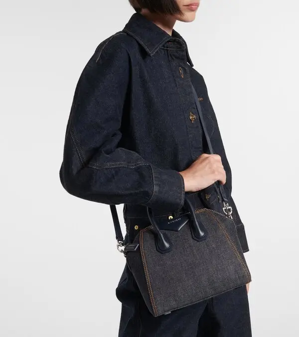 Givenchy Antigona Mini Denim Tote Bag