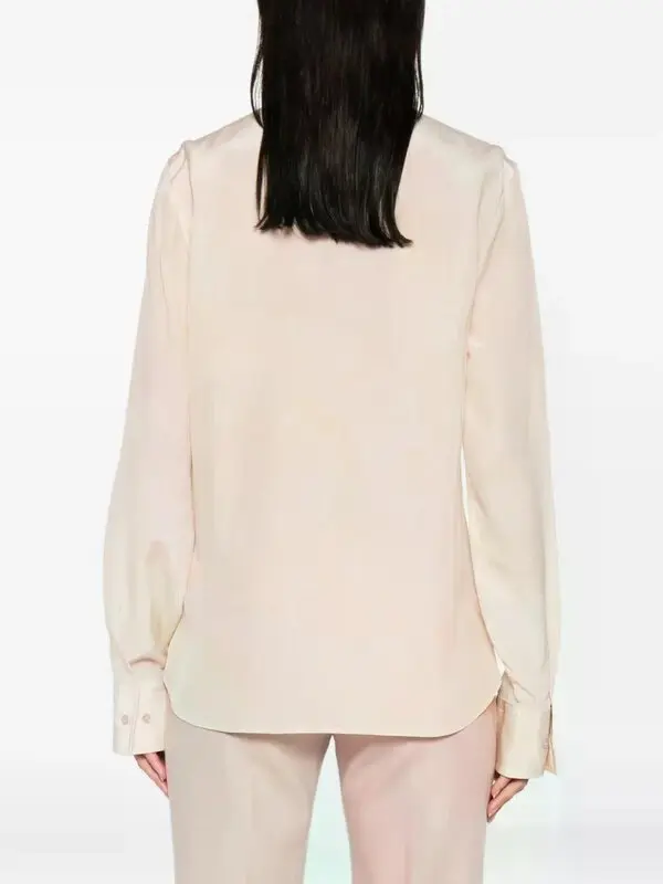 Ermanno Scervino Floral Print Silk Shirt