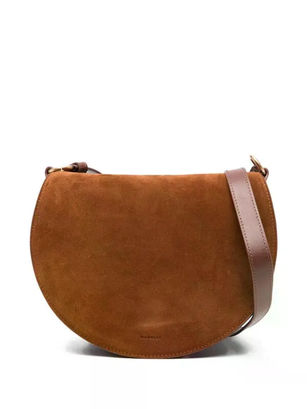 WANDLER Kate Half-moon Satchel Bag - Brown