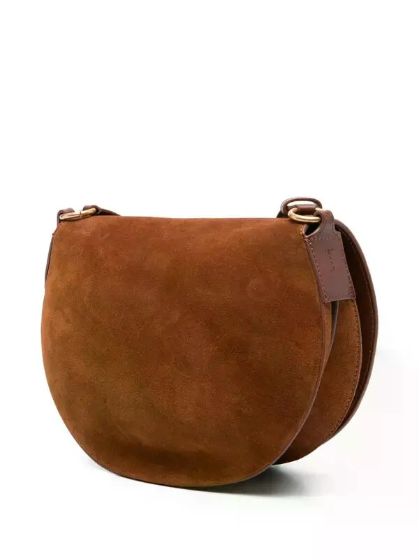WANDLER Kate Half-moon Satchel Bag - Brown