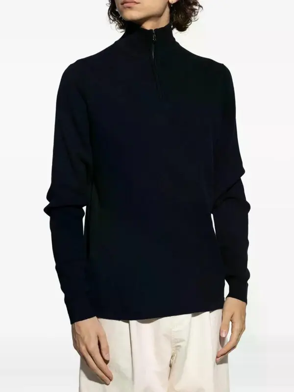 Sease Half-zip Sweater - Blue