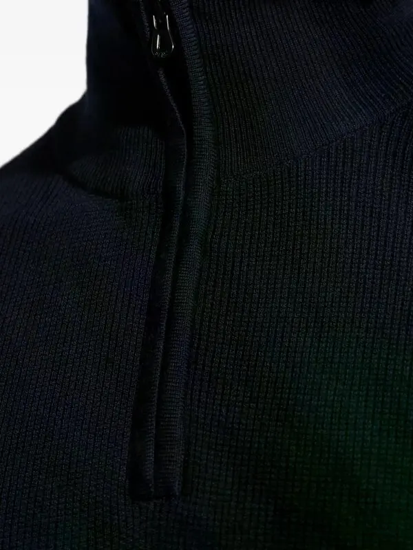 Sease Half-zip Sweater - Blue
