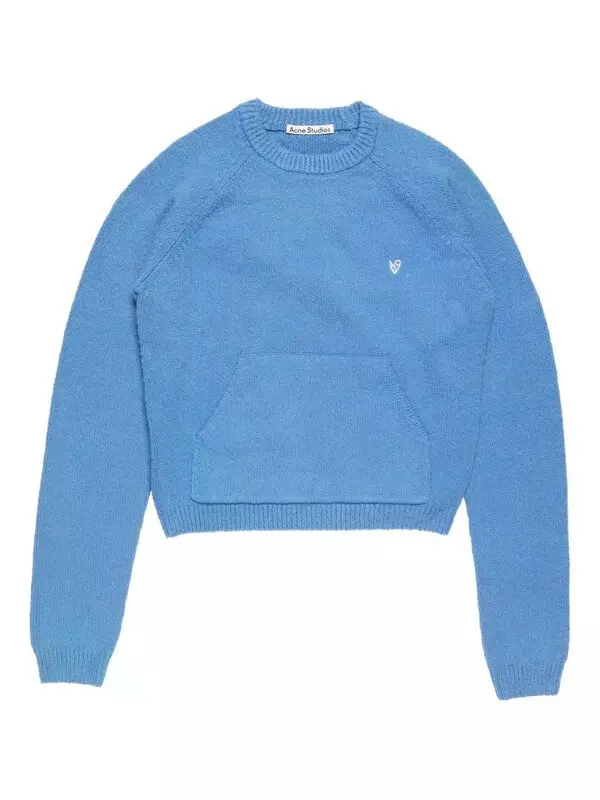 Acne Studios Cropped Sweater With Pocket Detail