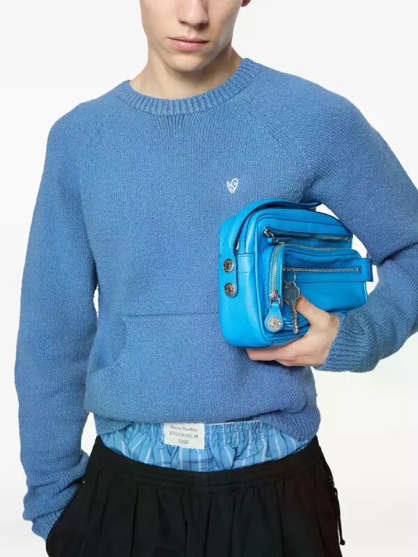 Acne Studios Cropped Sweater With Pocket Detail